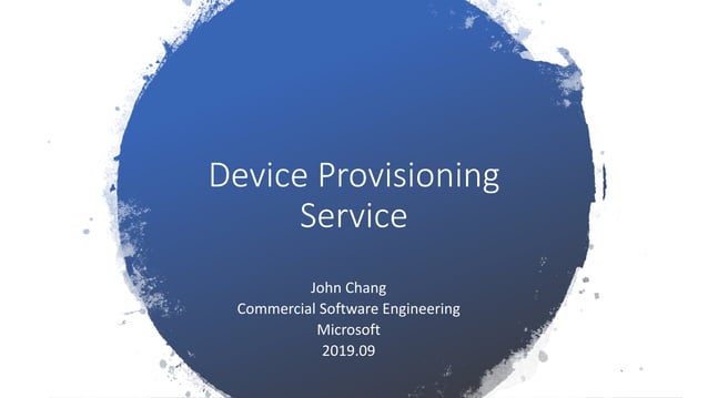 Automated Device Provisioning | PPT