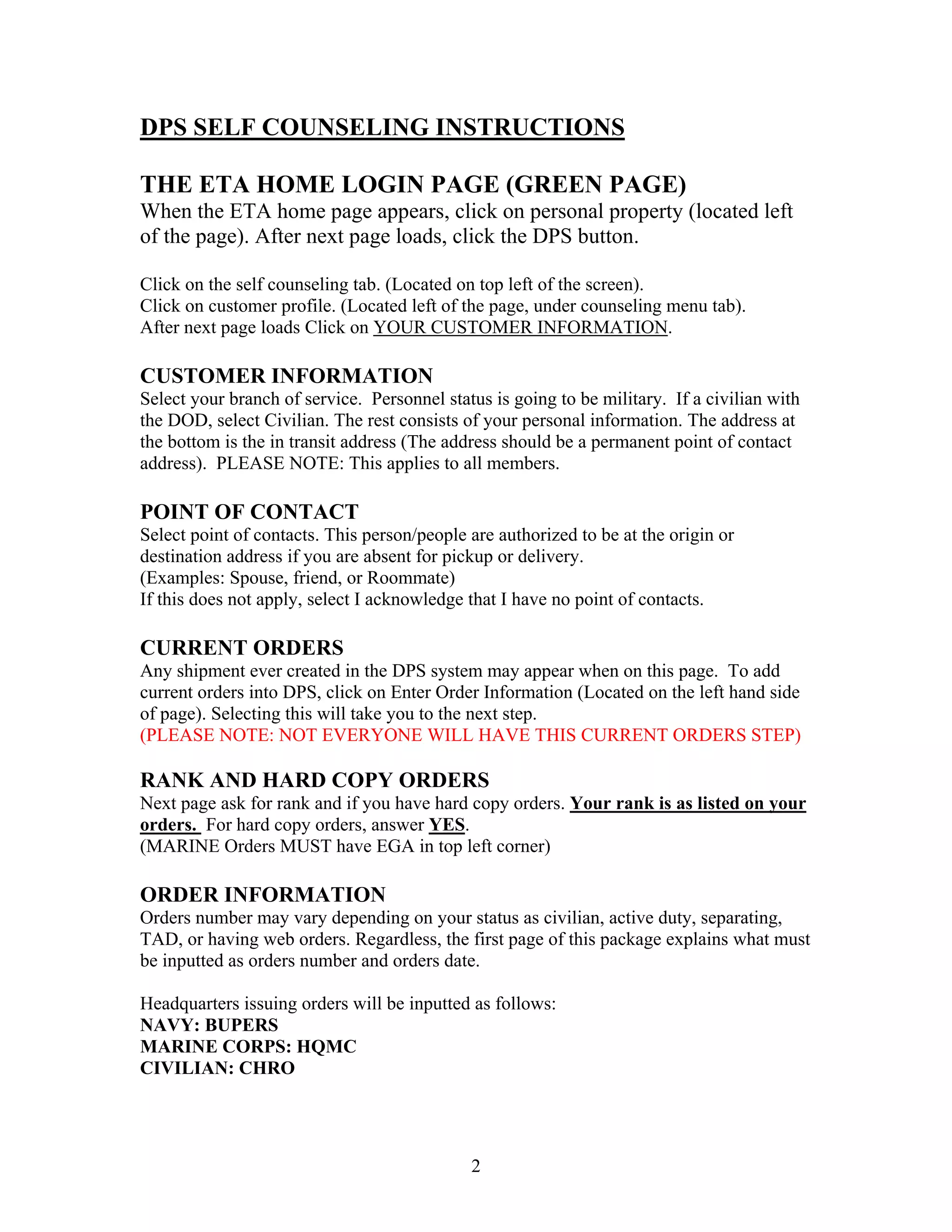 Dps instructions okinawa | PDF