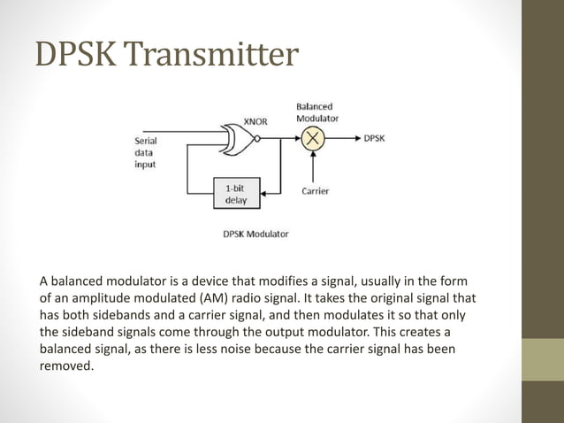 DPSK.pptx | Digital Audio | Computer Software and Applications