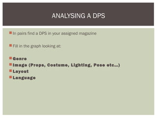Double Page Spread Lesson | PPT | Music | Entertainment