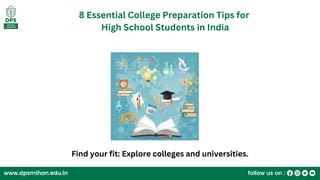 8 Essential College Preparation Tips for High School Students in India ...