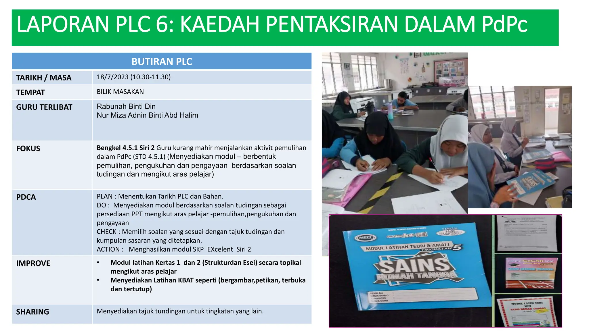 DP SnRT 2023 BIL 3 (OPR3)1.pptx CONTOH DANRUJIKAN | PPT