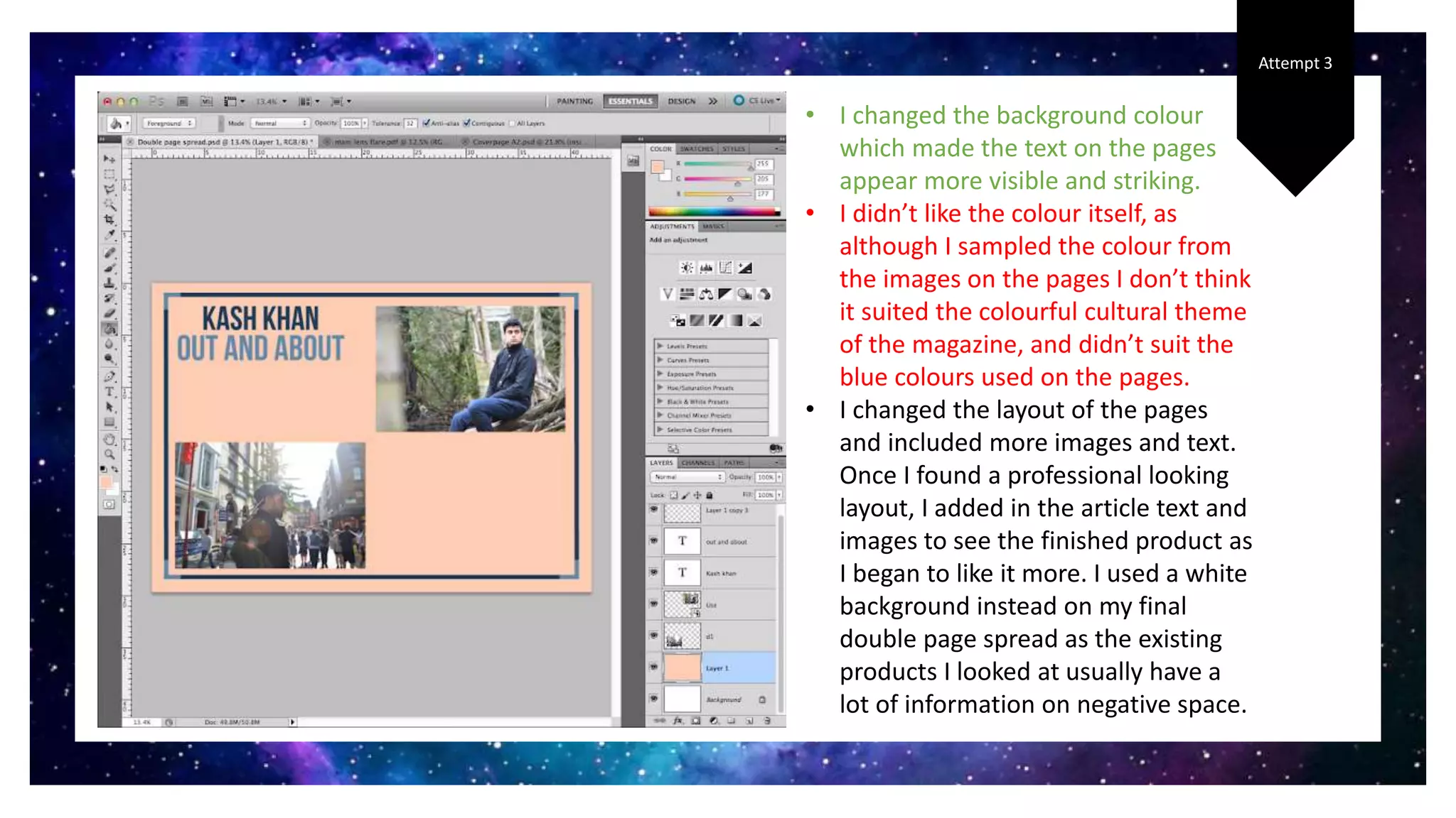 Process of Double Page Spread | PPT