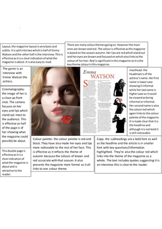 four mixed genre double page spread | DOCX