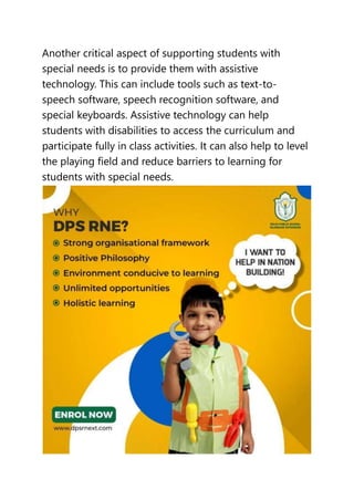 Supporting Students with Special Needs in the Classroom | PPTX