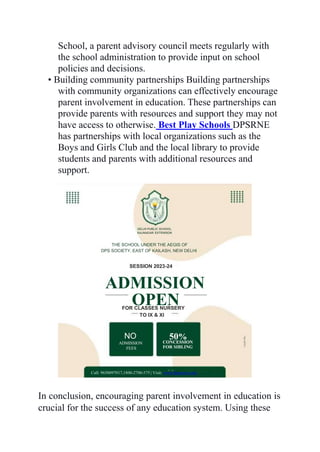 Strategies for Encouraging Parent Involvement in Education | PPTX