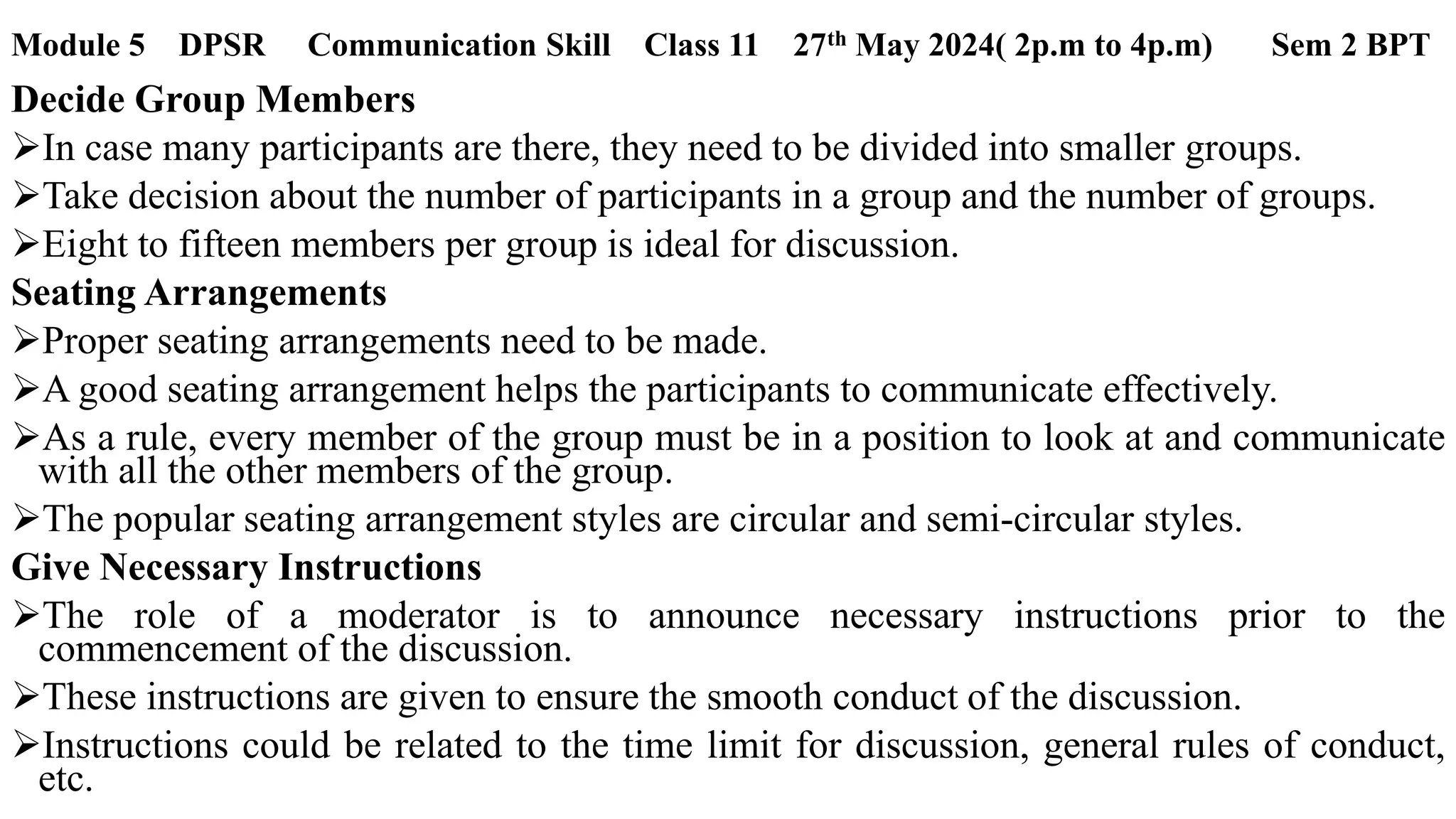 DPSR University Communication Skills Module 1 Sem 2.pptx