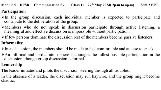DPSR University Communication Skills Module 1 Sem 2.pptx