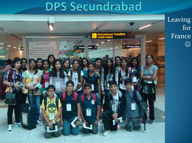 Dps Secundrabad In France Pps 1 | PPSX
