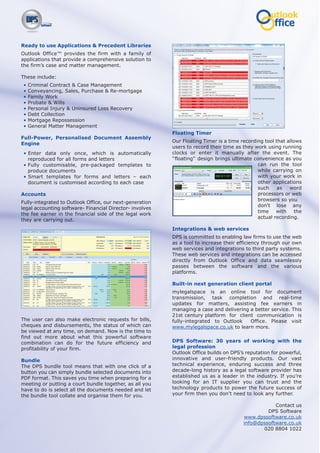 DPS Software : Case Management Systems | PDF