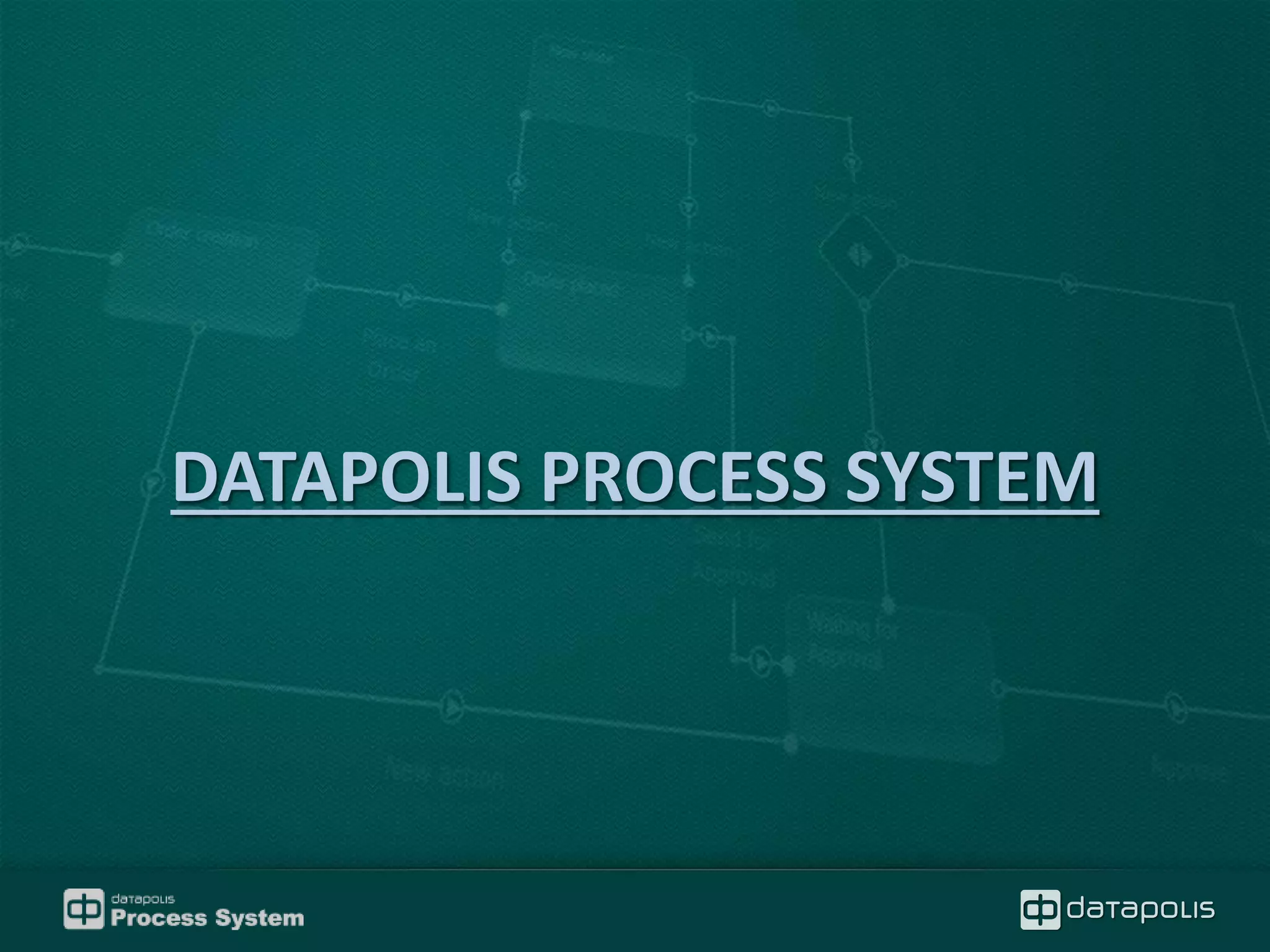 Datapolis Process System 4.1 | PPT