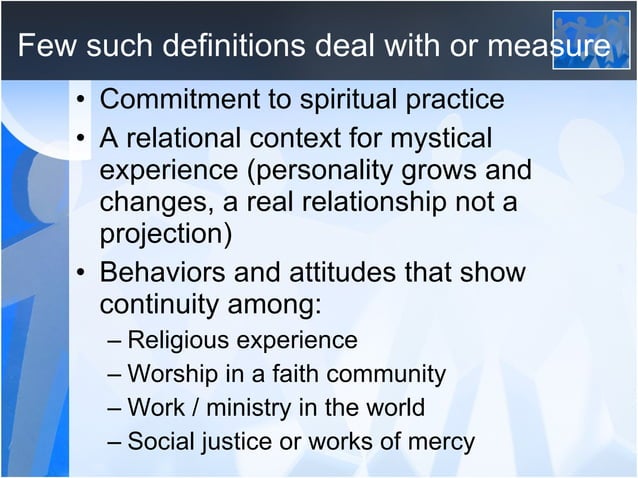 Psychology and Spirituality I | PPT | Spirituality | Religion ...