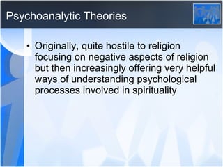 Psychology and Spirituality I | PPT