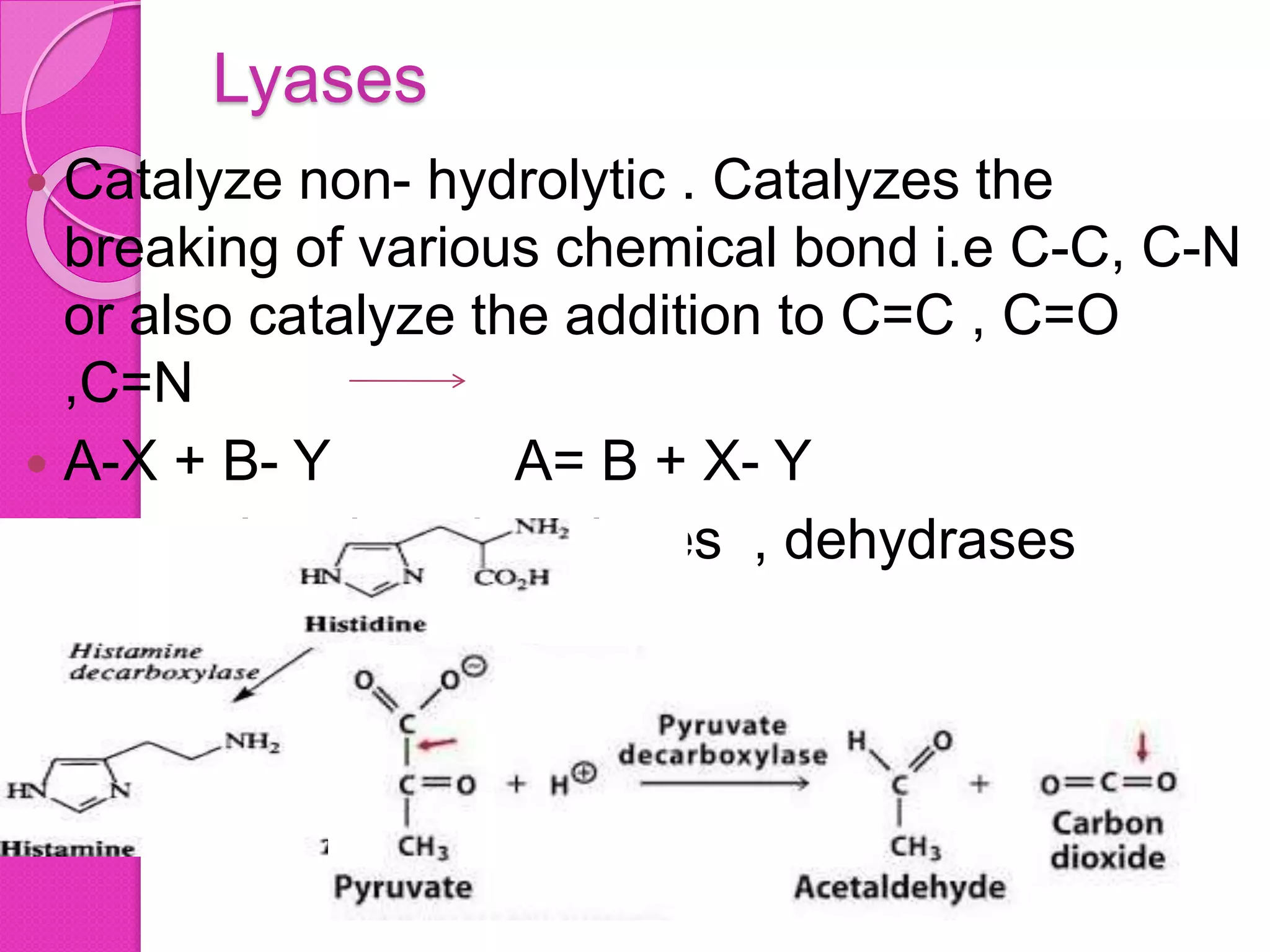 classifications and properties of enzymes | PPTX
