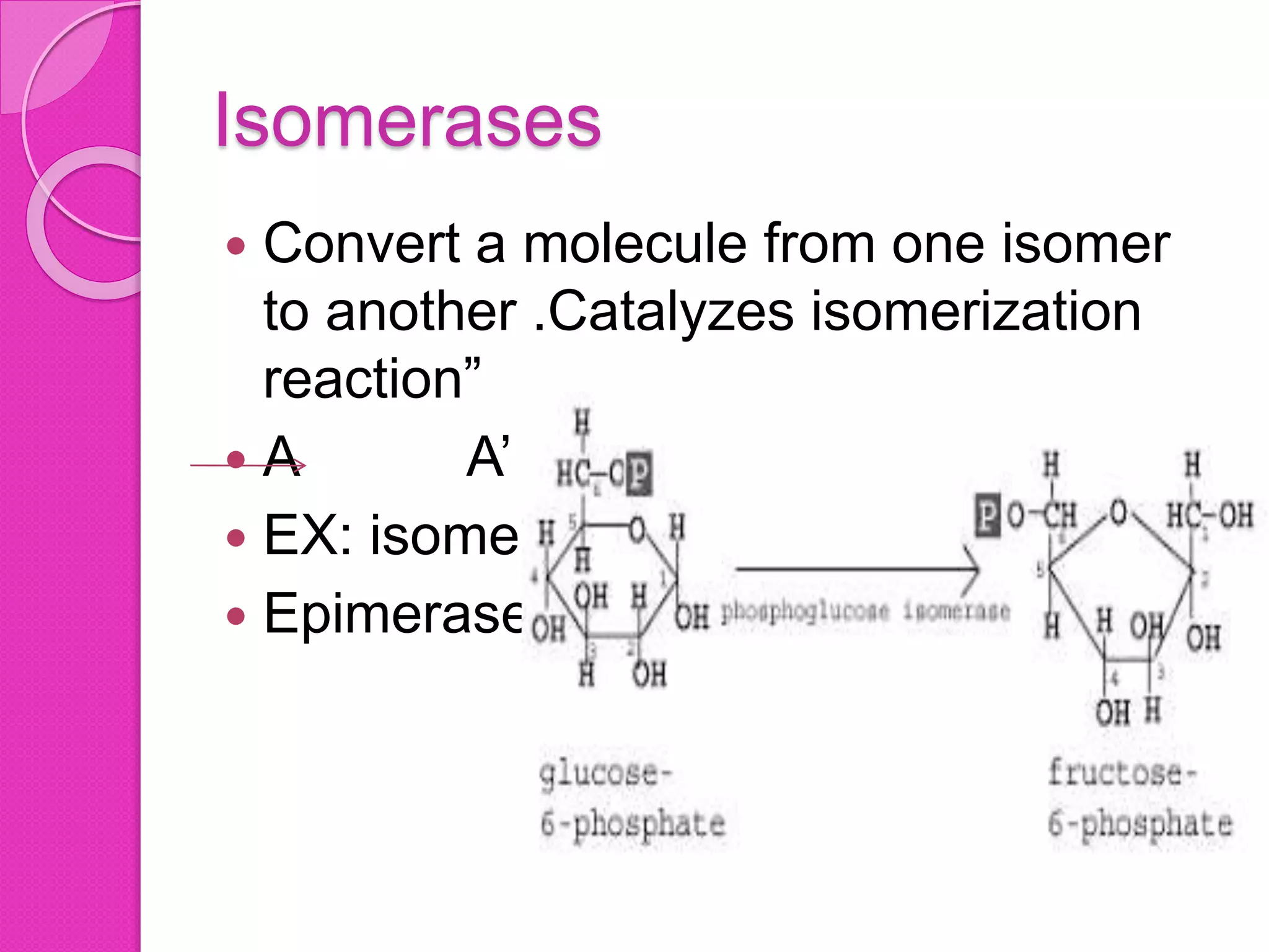 classifications and properties of enzymes | PPTX