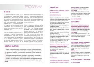 Díptico jornada violencia género | PDF