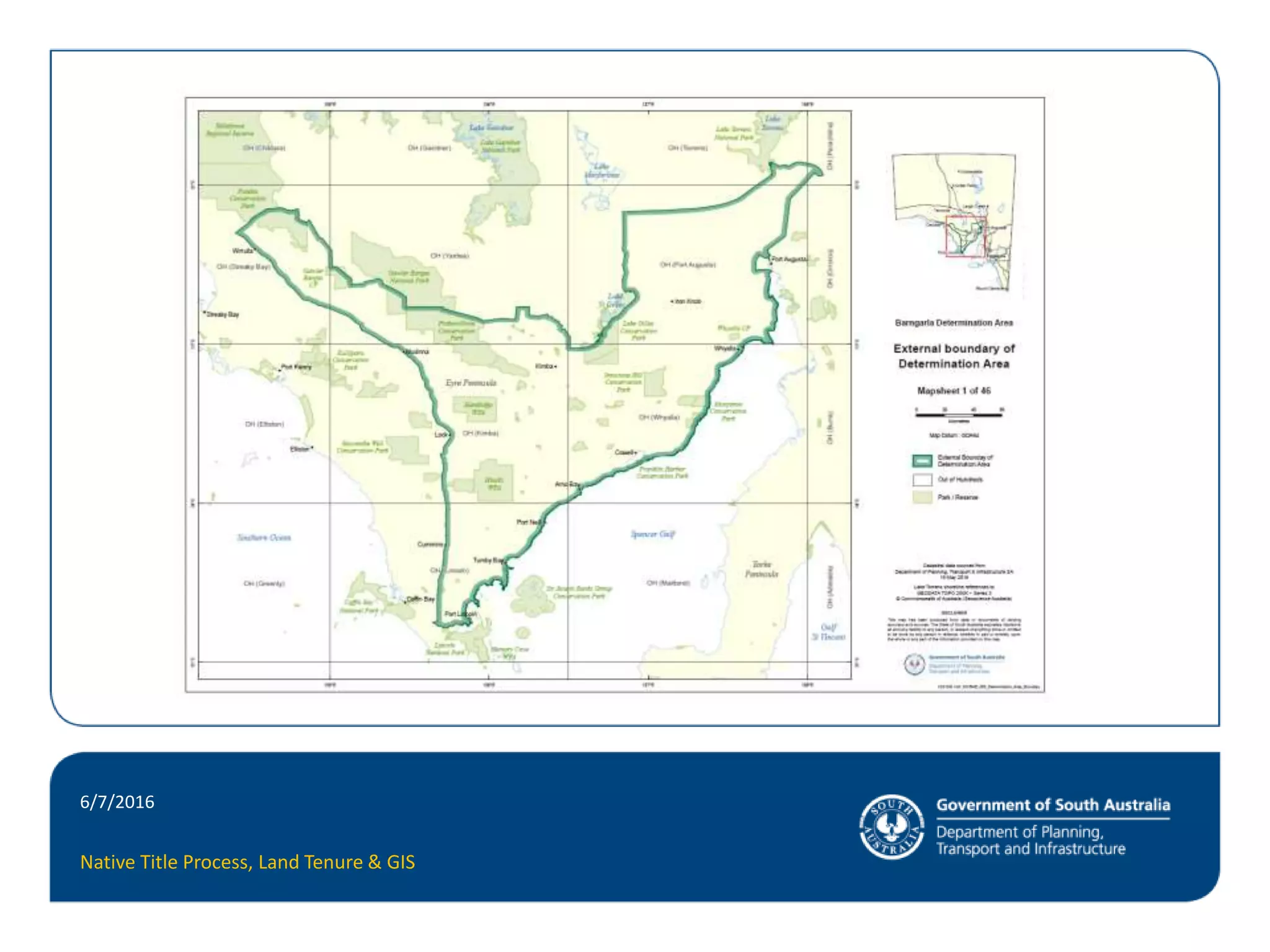 The Native Title Process – Land Tenure & Mapping | PPTX