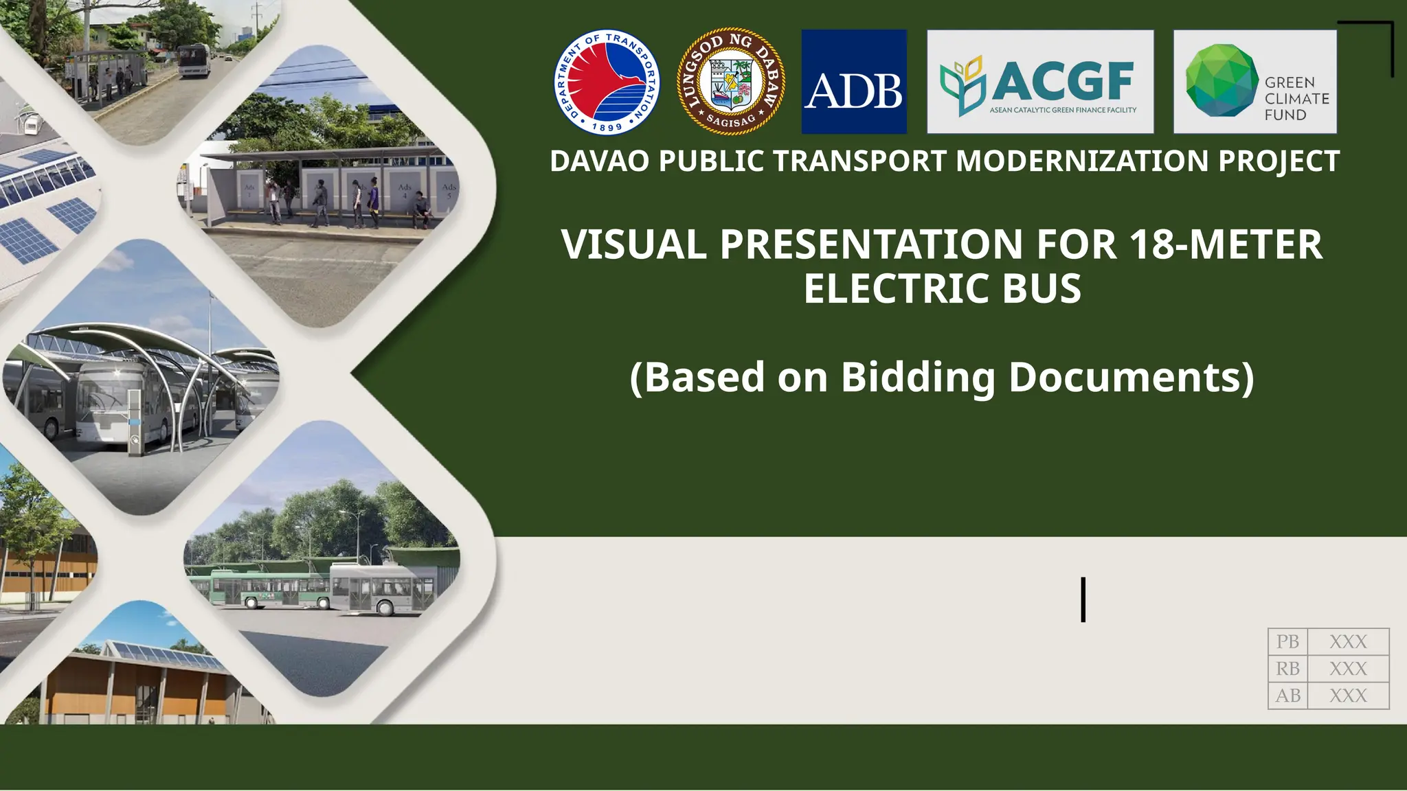 DPTMP PRESENTATION - Electric Bus procurement under Davao Public ...