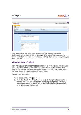 dotProject Tutorial | PDF