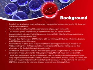 Modernisation of BI Business Intelligence and Data Warehouse Solutions ...