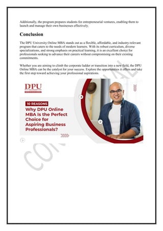 DPU University Online MBA Review.pdf,... | PDF