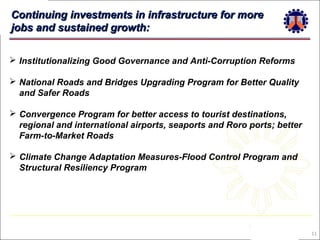 DPWH Strategic Infrastructure Policies and Programs | PPT