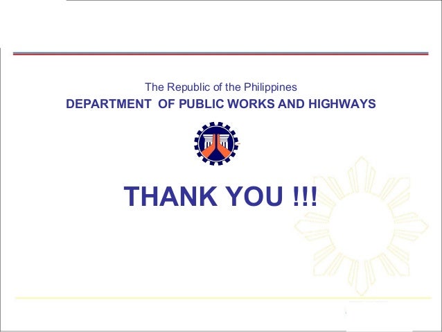 DPWH Strategic Infrastructure Policies and Programs