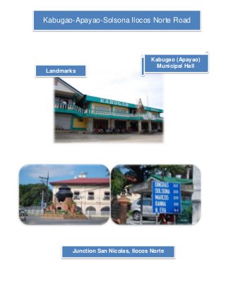 Kabugao (Apayao)-Solsona (Ilocos Norte) Road | PDF