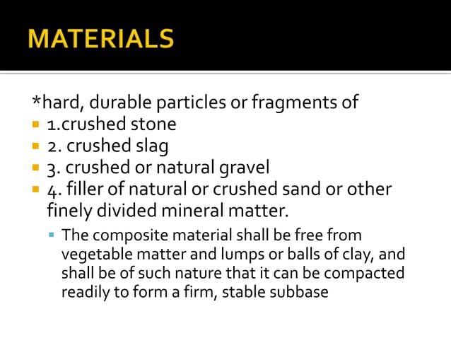 Dpwh standard specifications | PPTX