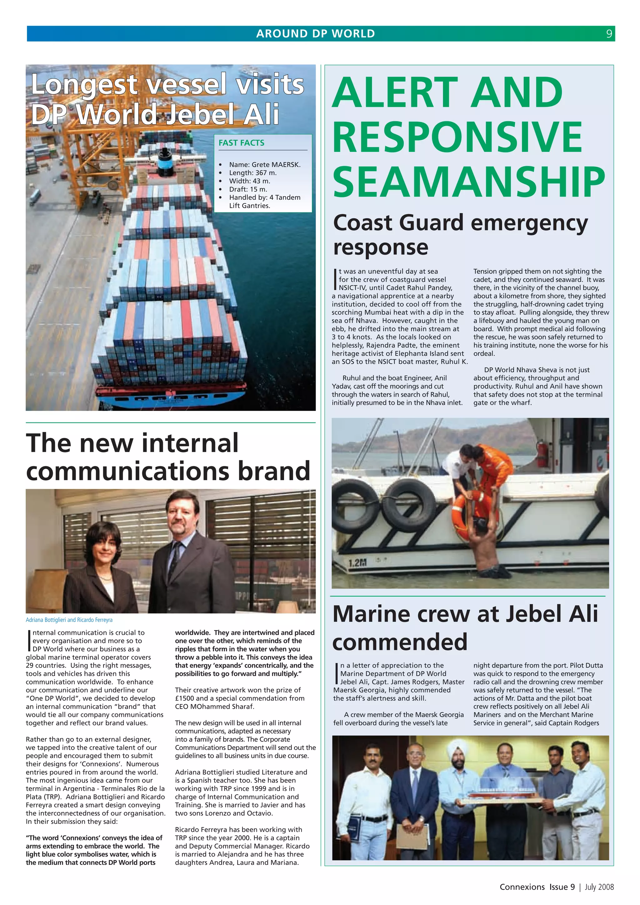 Dp world.com connexions issue 9 | PDF | Logistics | Business