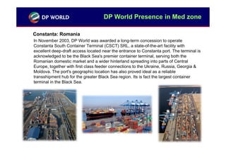 Dubai Port World presentation by Jose Carlos Garcia in the ...