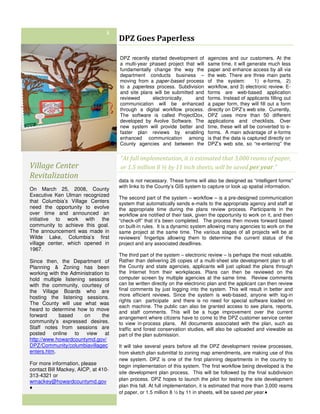 Department of Planning & Zoning 2008 Annual Report | PDF