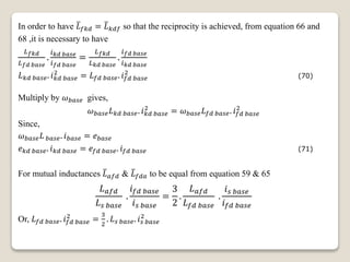 Dq0 transformation & per unit representation of synchronous machine.pptx