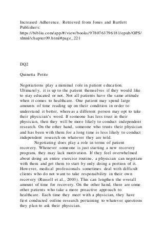 DQ1Quinetta PetiteIn the past few decades, patient control o | PDF