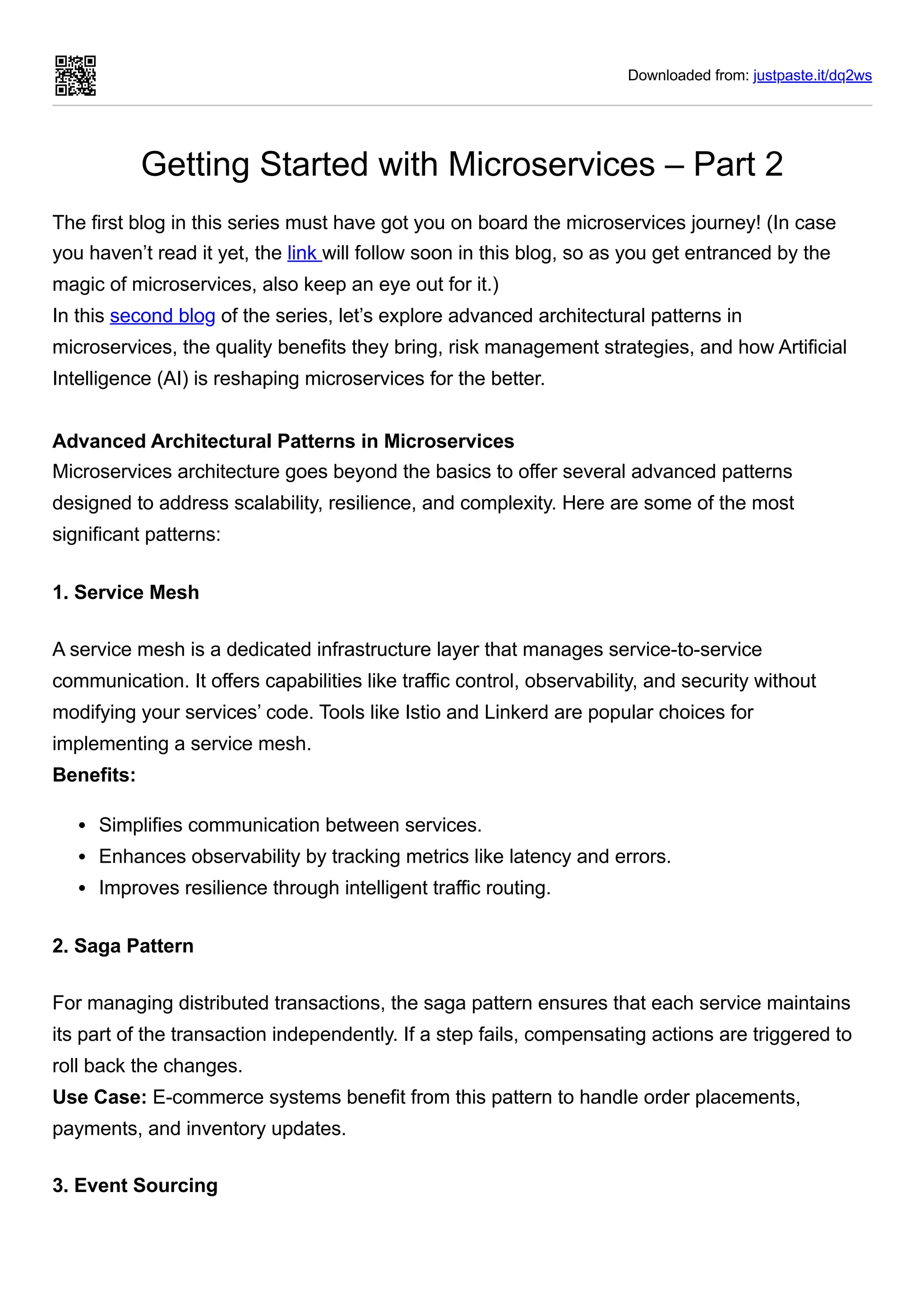 Getting Started with Microservices – Part 2 | PDF