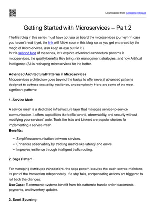 Getting Started with Microservices – Part 2 | PDF