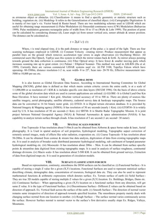Review on Digital Elevation Model | PDF