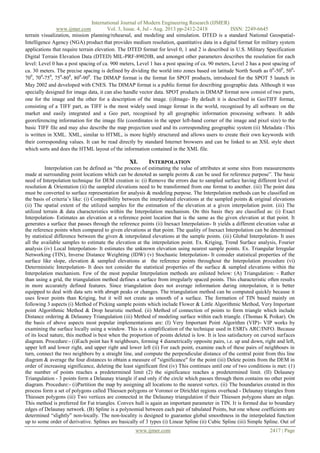 Review on Digital Elevation Model | PDF