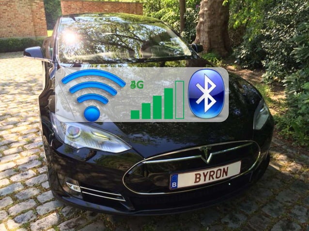 Internet of Things on the Tesla Model S #IoT | PPTX