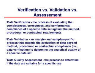 introduction to data quality assessment. | PPT