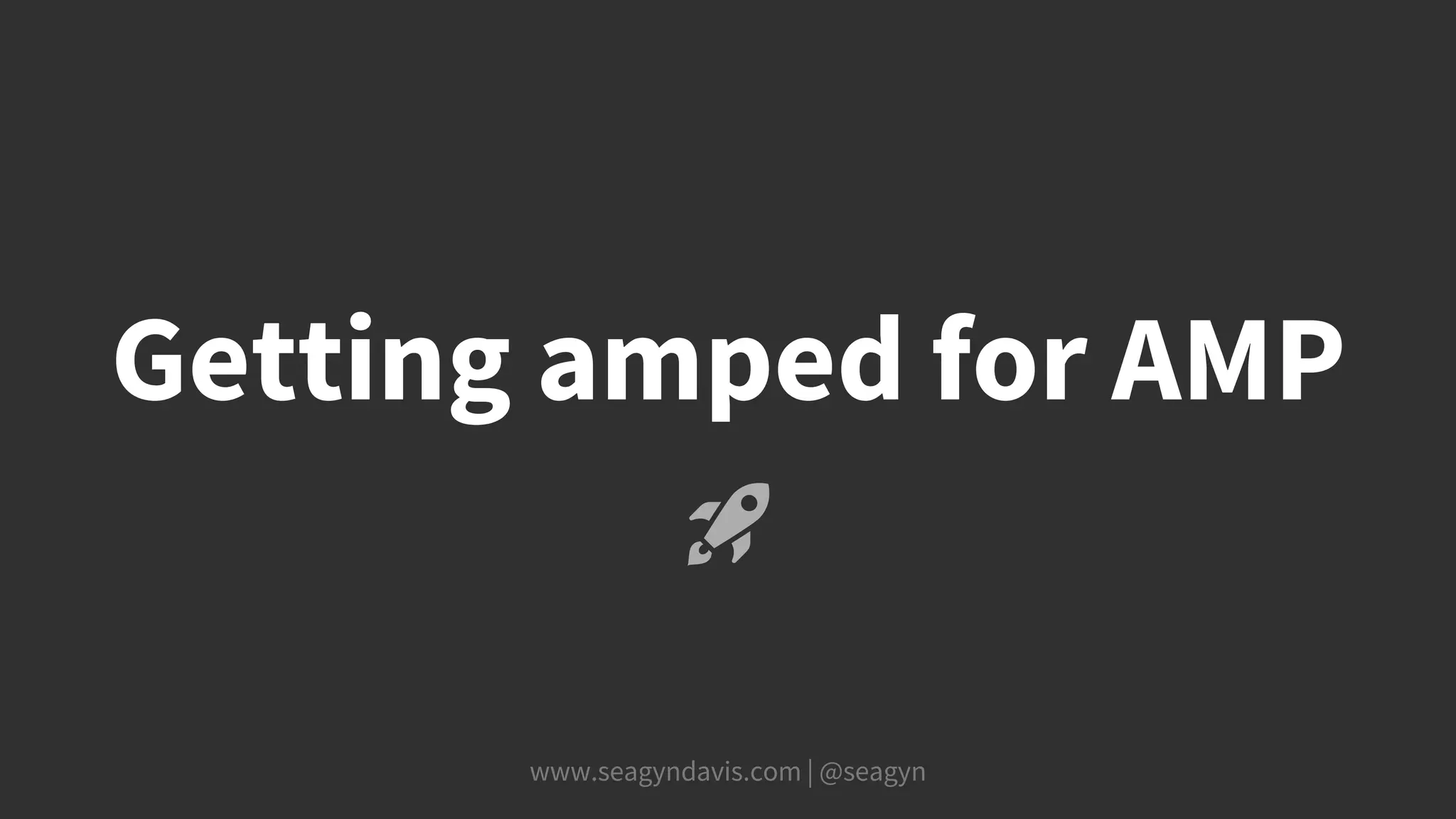 Getting amped for amp | PPT