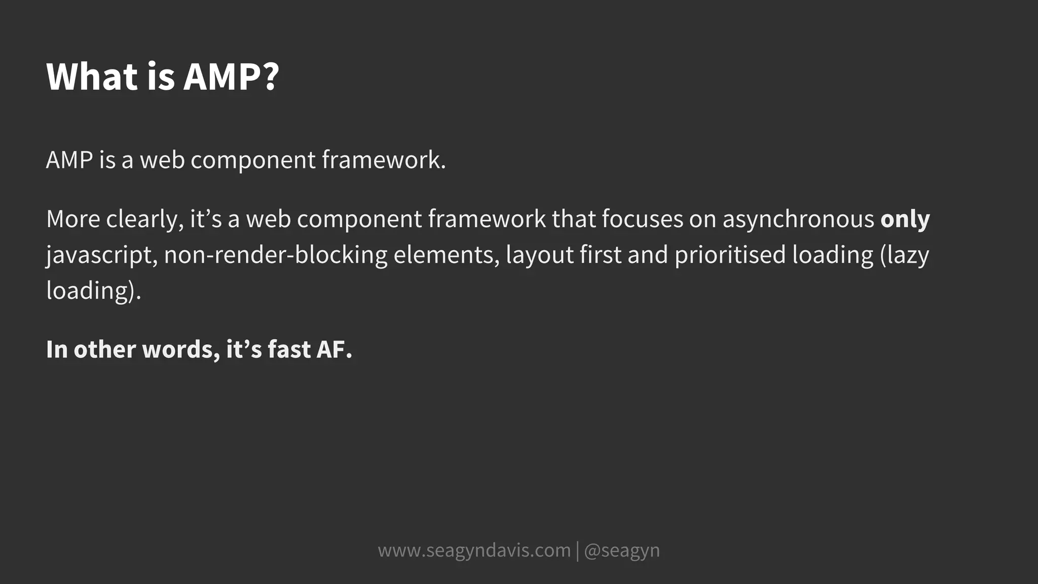 Getting amped for amp | PPT