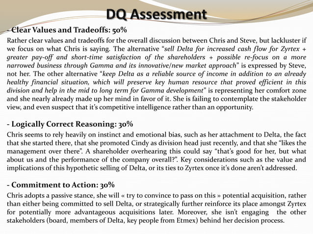 DQ Assessment | PPT