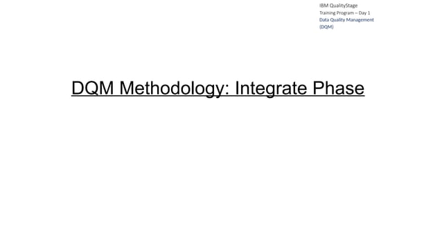Data Quality Management & Approach & Implementation | PPTX | Databases | Computer Software and ...