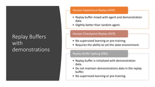 Deep Q-learning from Demonstrations DQfD | PPTX