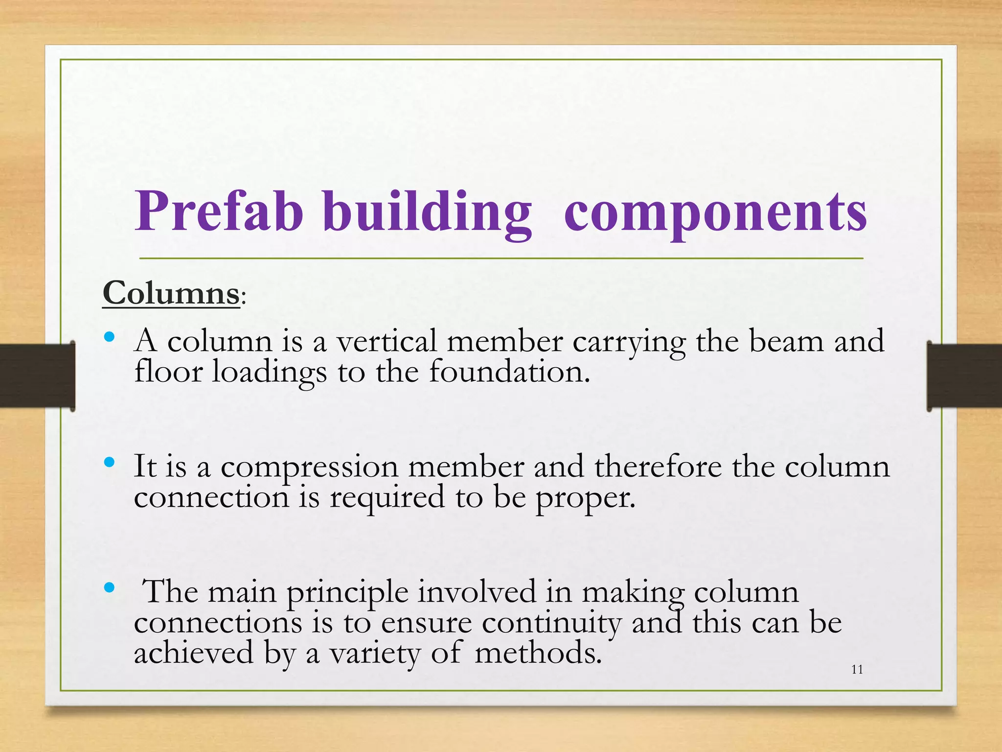 Prefabricated Structure and its installation process | PPTX