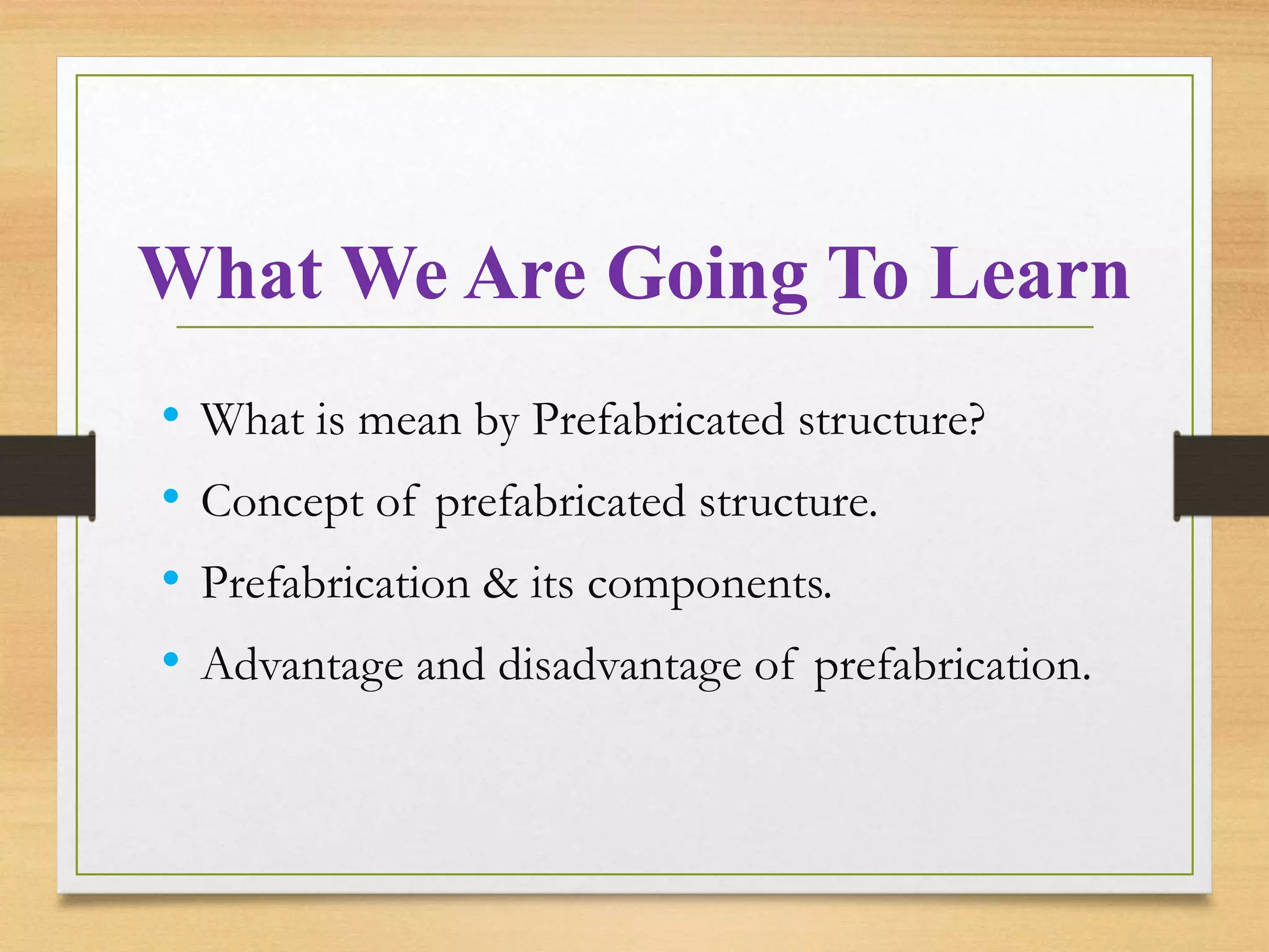Prefabricated Structure and its installation process | PPTX | Civil ...