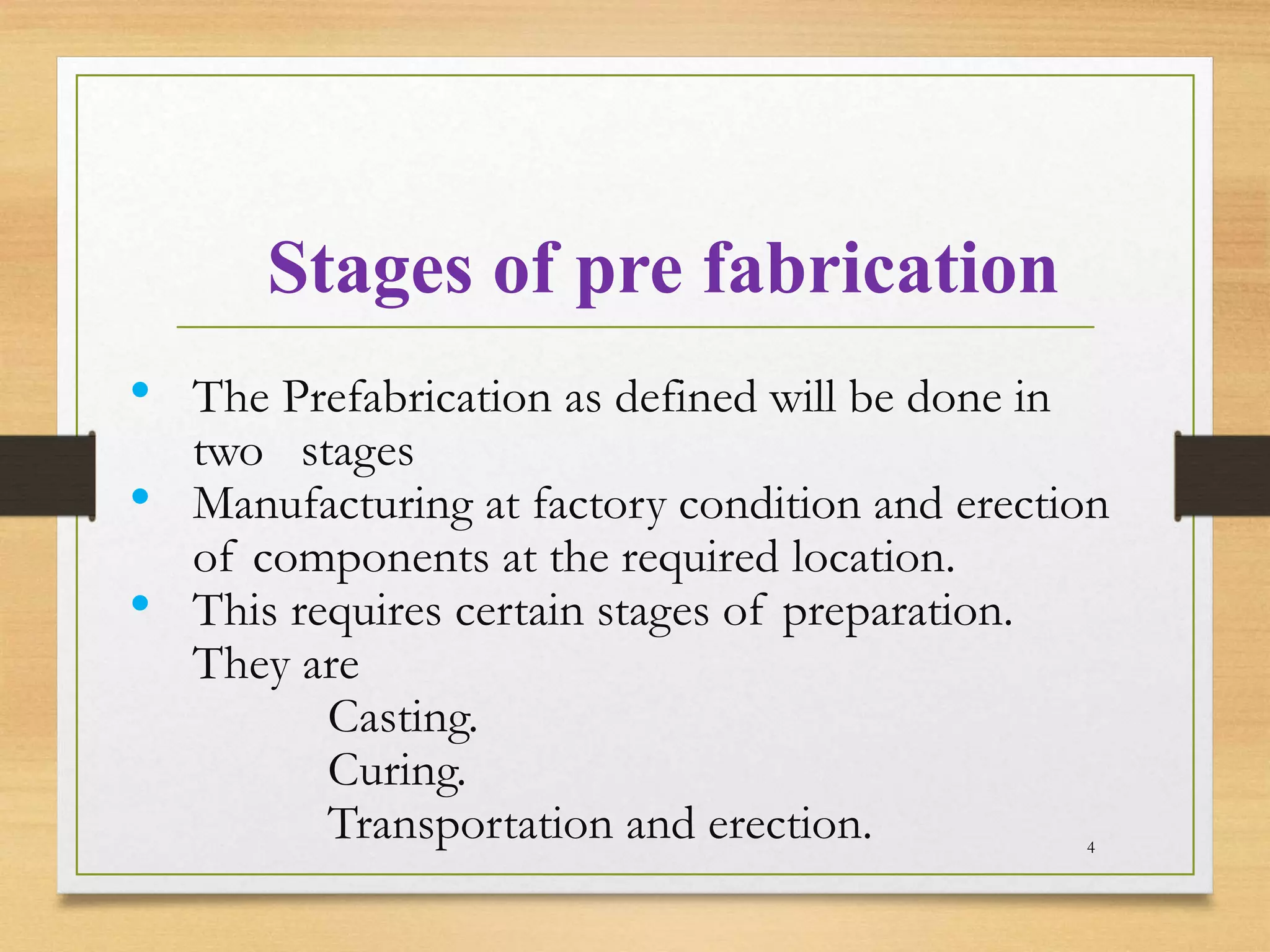 Prefabricated Structure and its installation process | PPTX