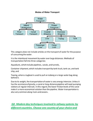 Introduction to transportation engineering | DOCX