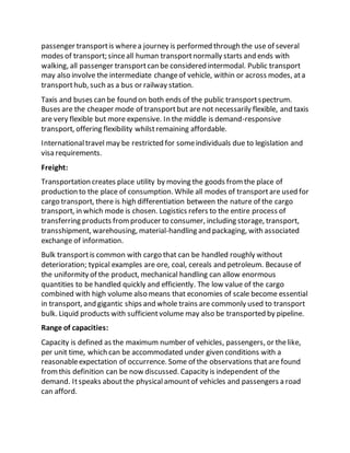 Introduction to transportation engineering | DOCX